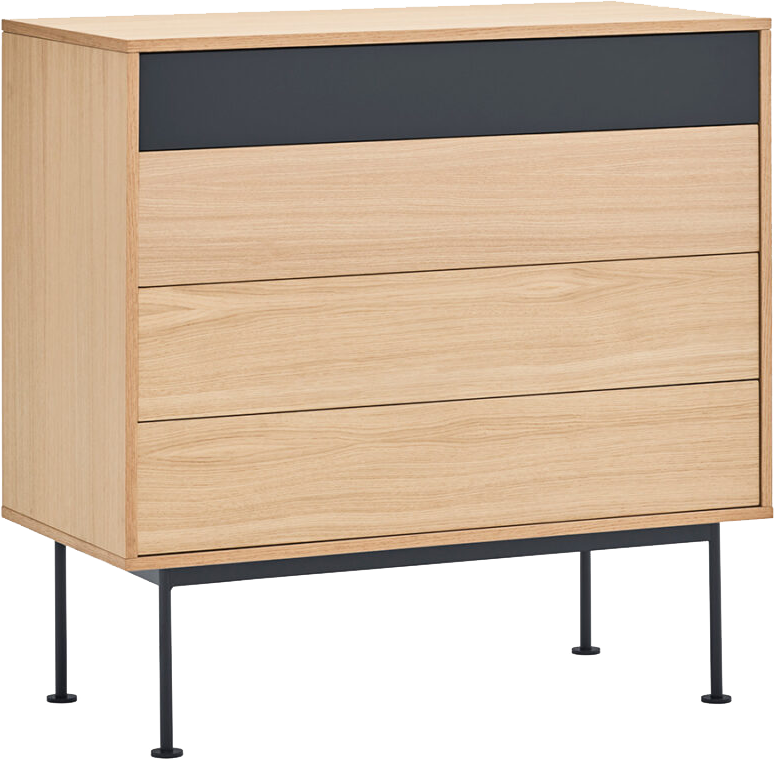 Teulat Yoko drevená komoda - Modrá | Roomfactory